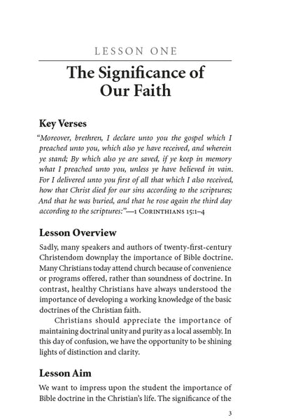 For the Faith Teacher Edition Download – Striving Together Publications