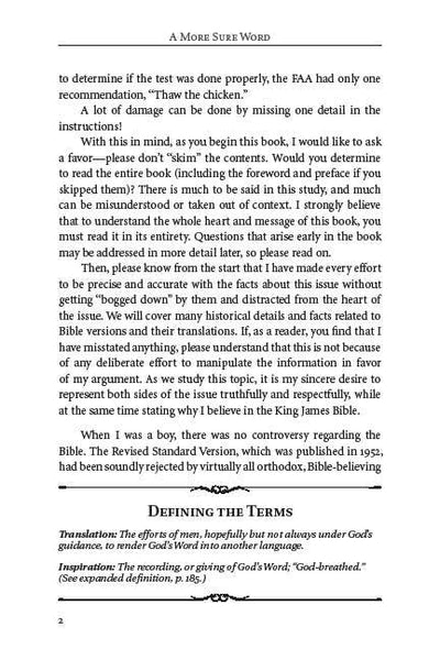 A More Sure Word – Striving Together Publications