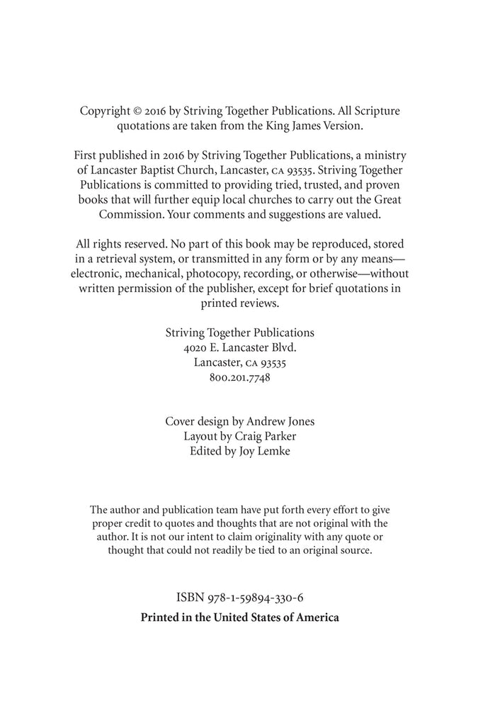 Build Below the Baseline Teacher Edition – Striving Together Publications