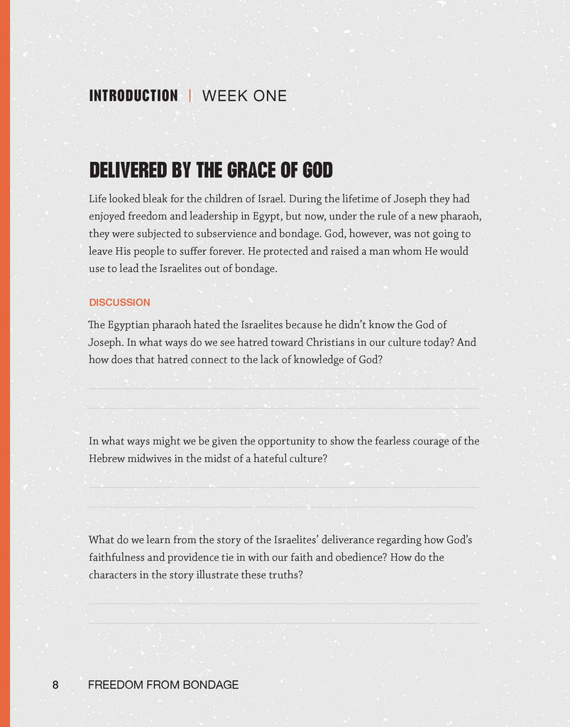 Freedom from Bondage Study Guide – Striving Together Publications