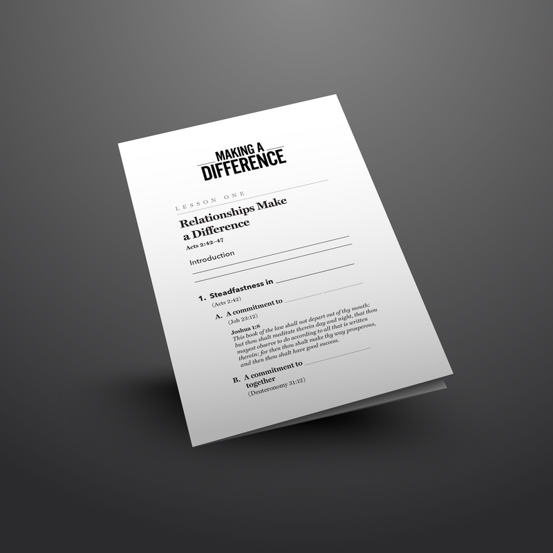 Making a Difference Teaching Assets