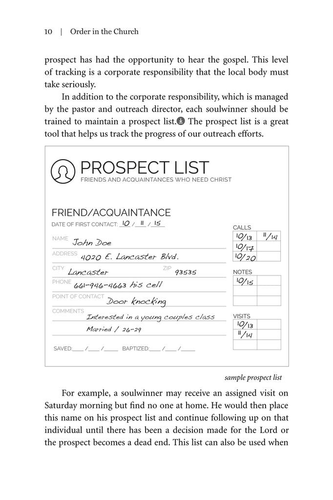 Order in the Church – Striving Together Publications