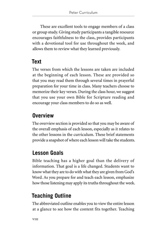 Peter Teacher Edition Download