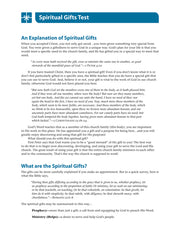 Spiritual Gifts Test