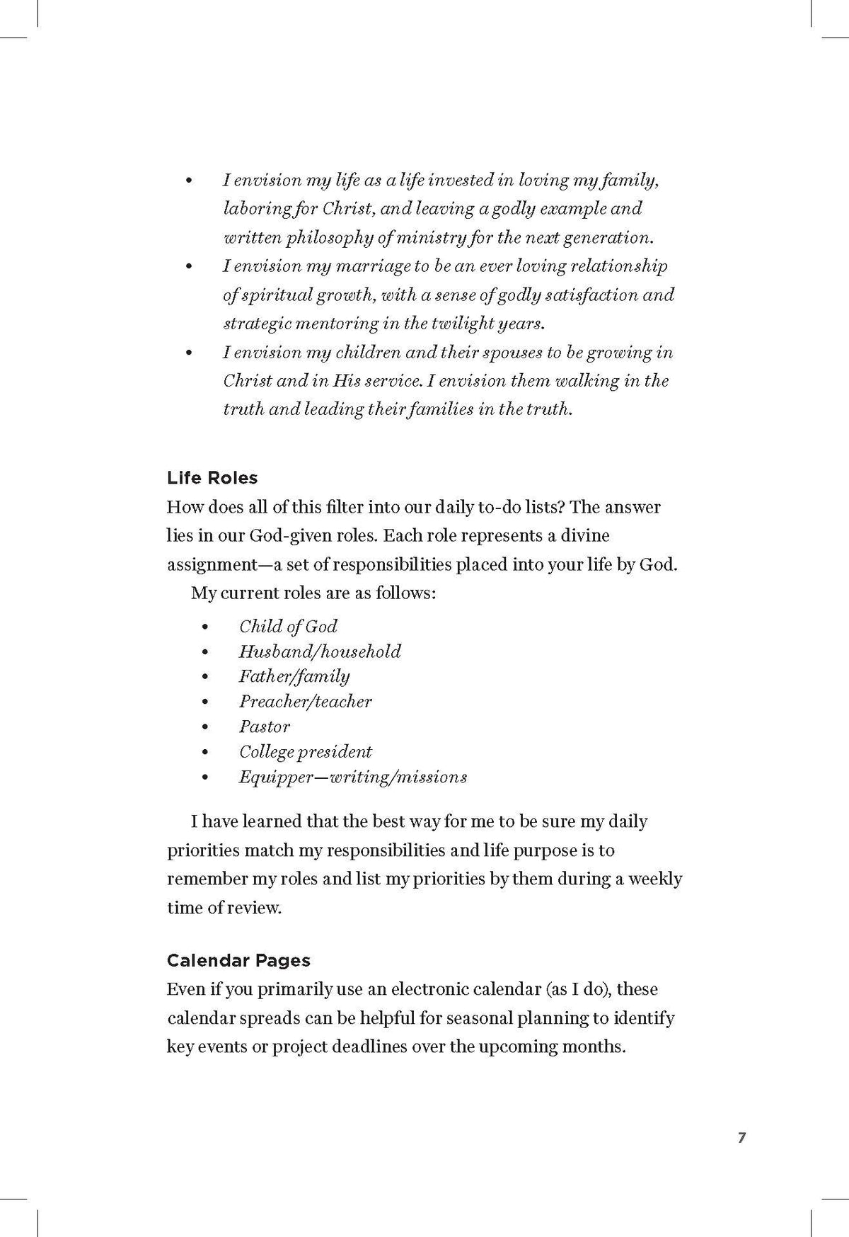 Stewarding Life Planner