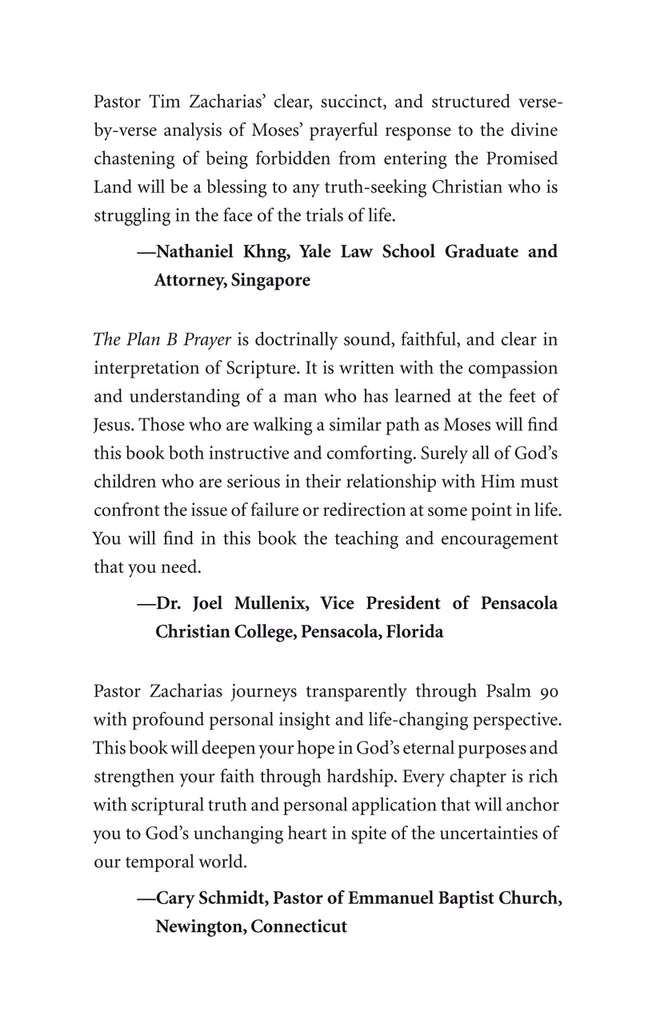 The Plan B Prayer – Striving Together Publications