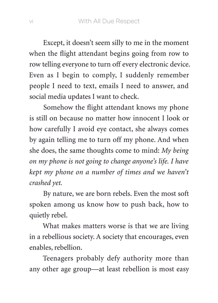 With All Due Respect – Striving Together Publications