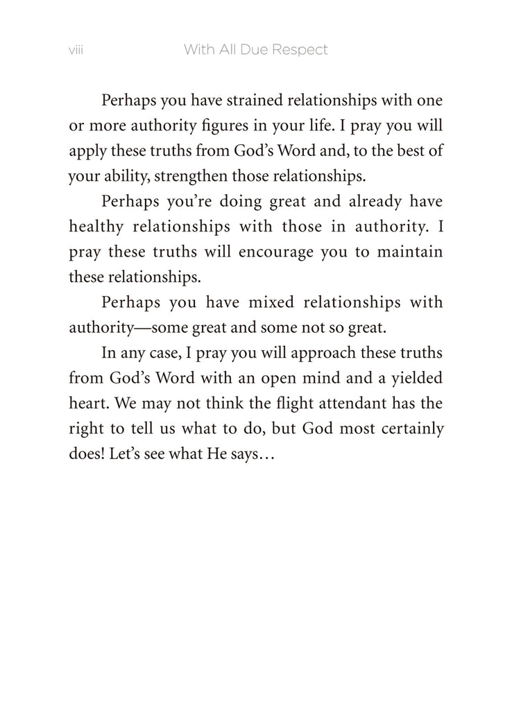 With All Due Respect – Striving Together Publications