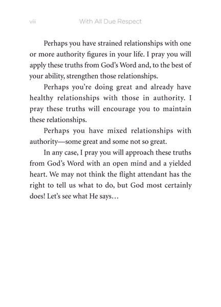 With All Due Respect – Striving Together Publications